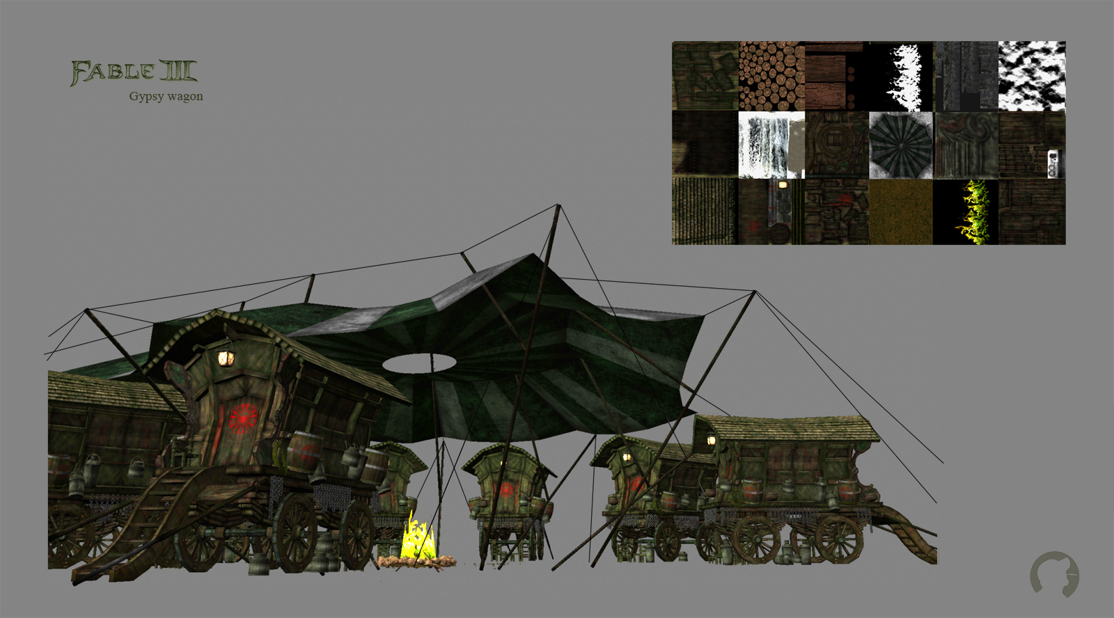 Diego Gonzalez Work in process: Fable III Gypsy Wagon