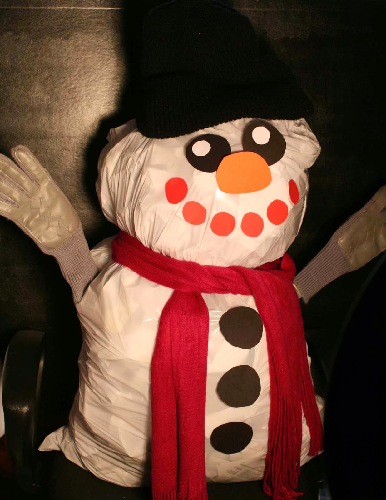 Recycled Snowman - Classroom Freebies