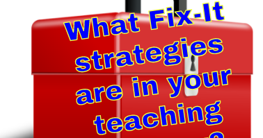 Craig Talks Teaching: Fix-It Strategies