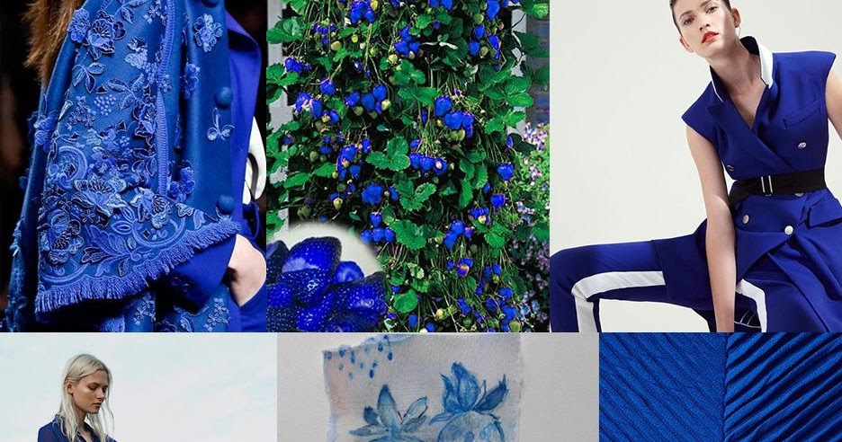 FASHION VIGNETTE: TREND | PATTERN CURATOR - BLUE STRAWBERRY . SS 2019