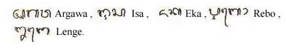 Huruf Aksara suku Sasak | Pariwisata Lombok Sumbawa