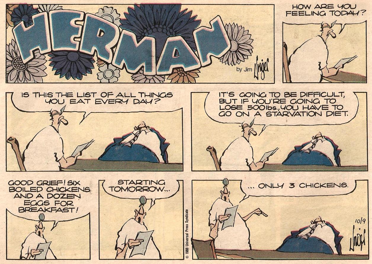 Sunday Comics Debt: A Bout With Gout