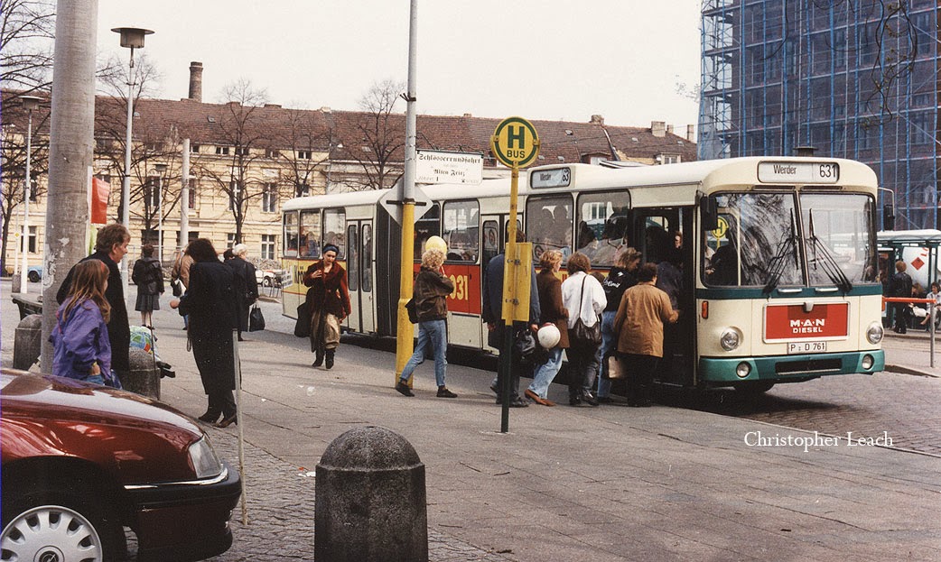 Busworld Photography: Reunifacation: Former West German buses cascaded ...