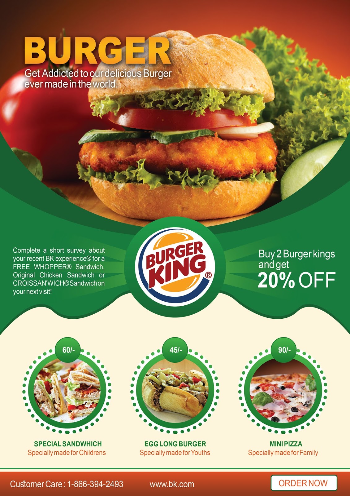 PREM DEV DILEEP'S BLOG: BURGER KING FLYER