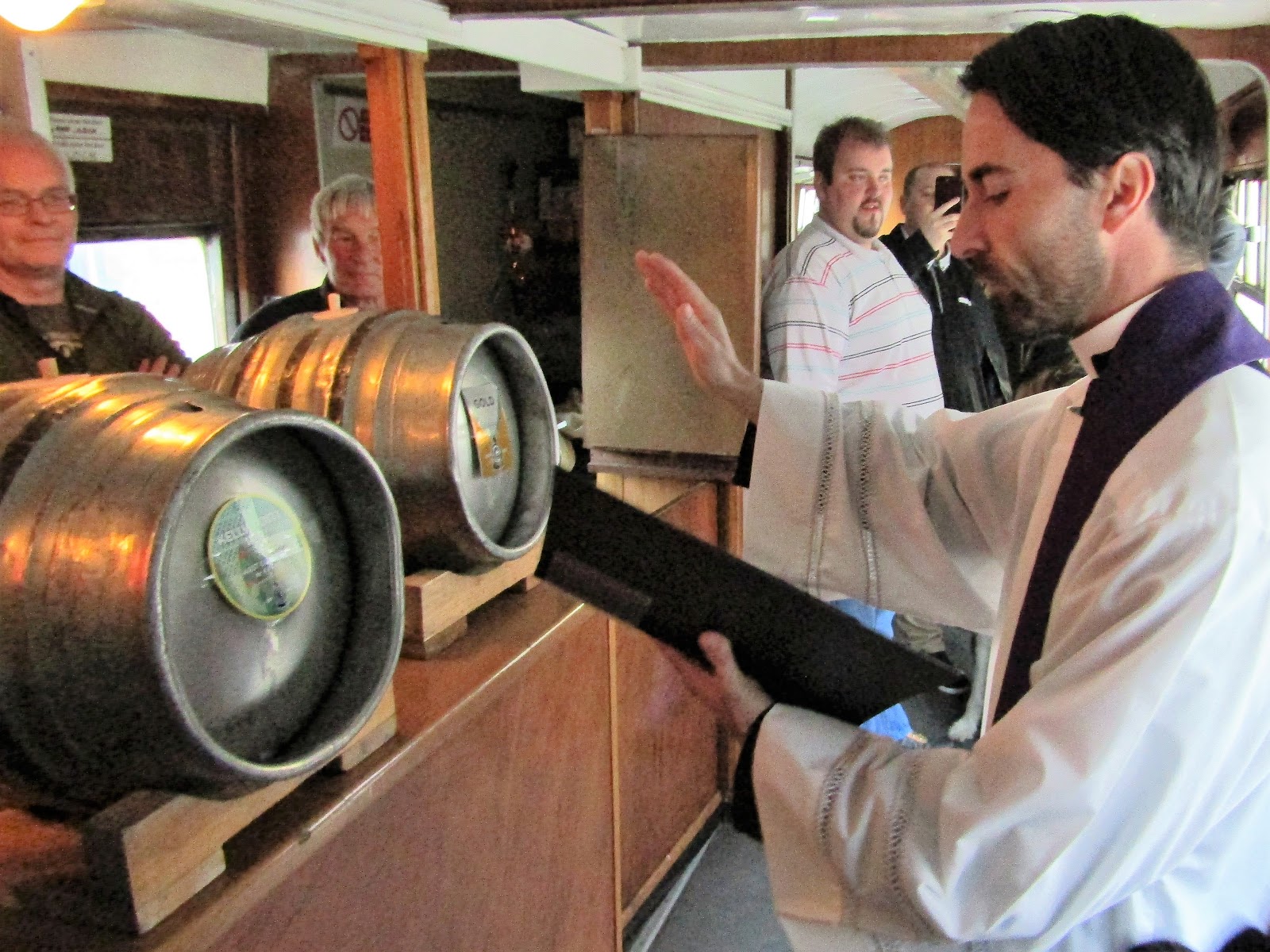 Llanblogger - contact llanblogger@gmail.com: Vicar blesses the beer ...