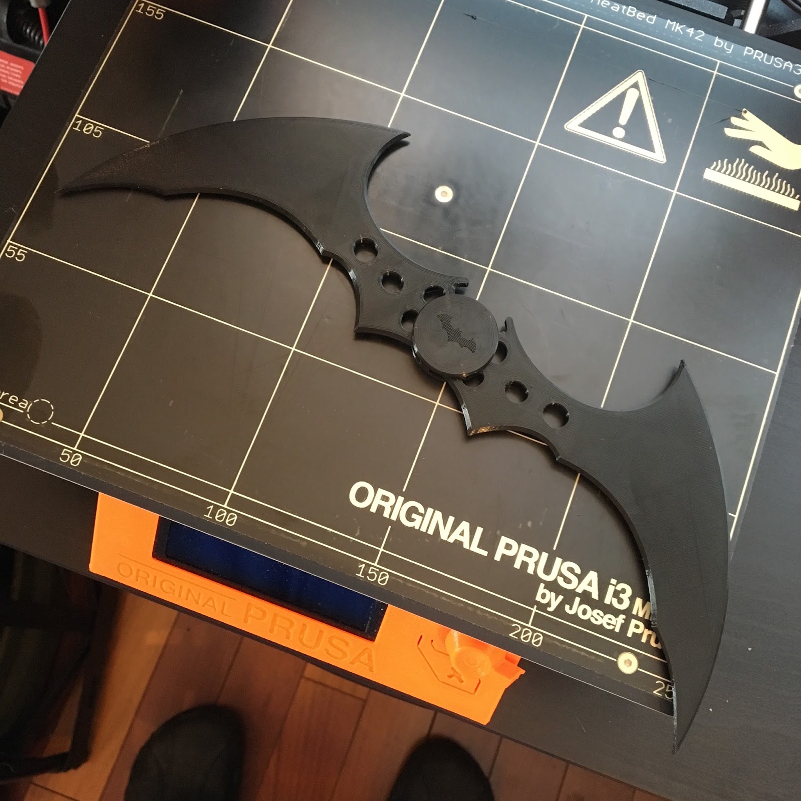 nerdy views: 3D Printed Batarang