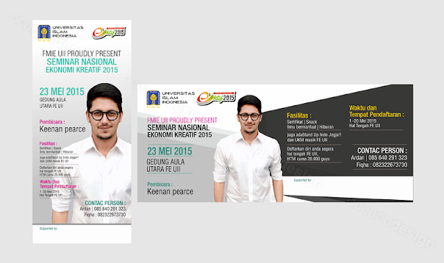 Desain banner seminar UII - Jasa Desain Grafis Jogja