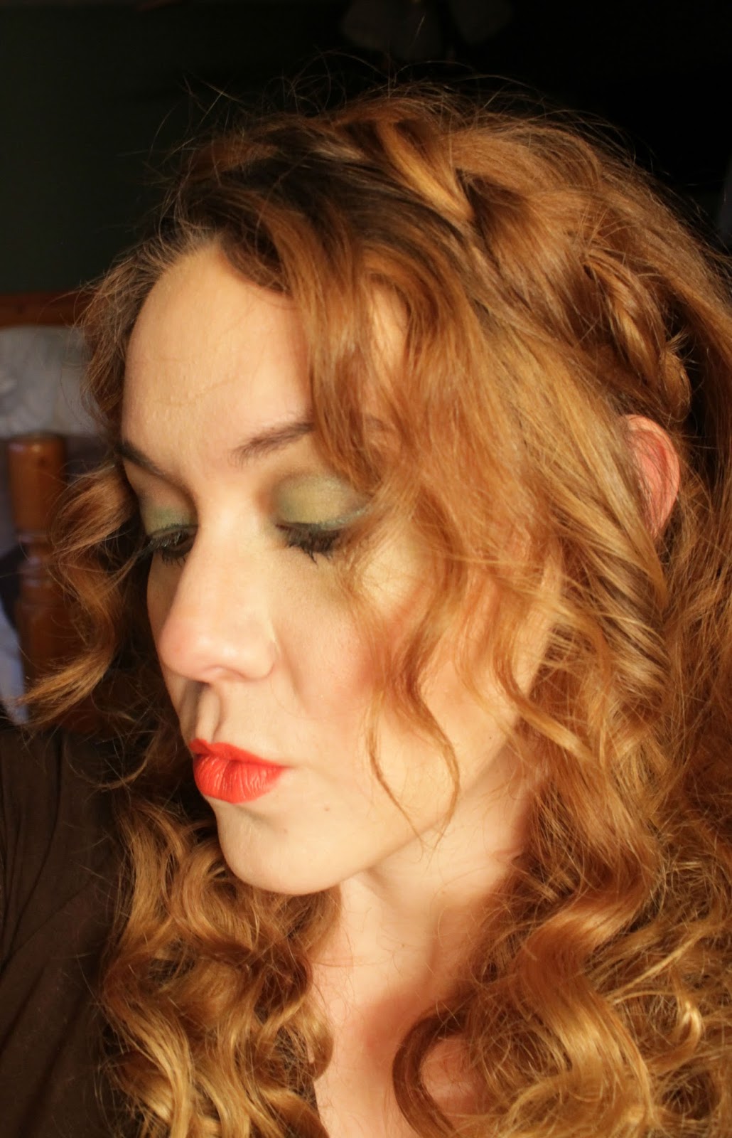 In Search Of: 25 Days of Beauty: Curly Braided Crown Hair Tutorial