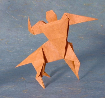 origami Centaur Kawahata1 3D ~ origami instructions art and craft ideas