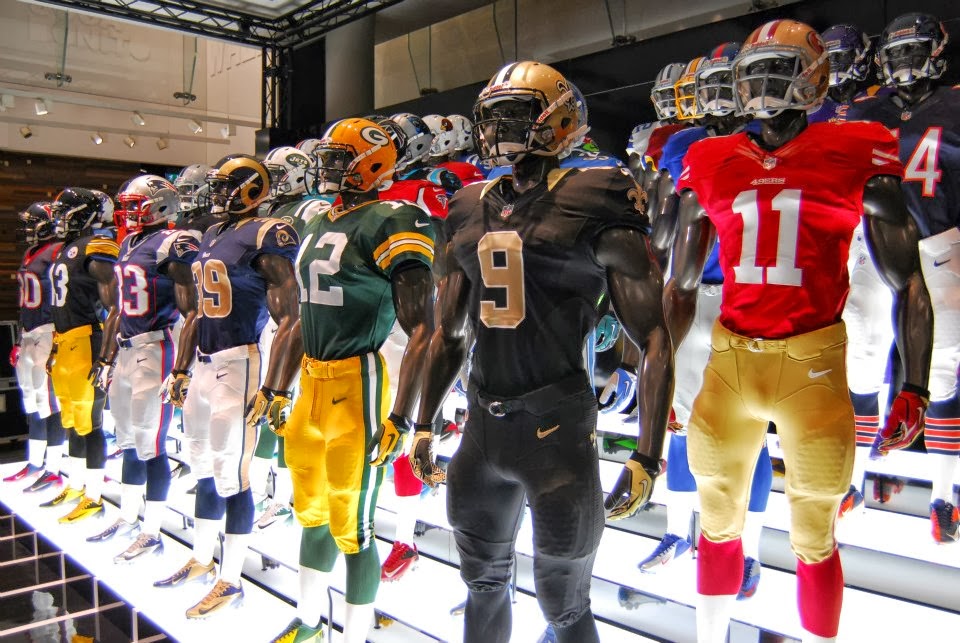 Auriane White: NFL Takeover At Nike Town London
