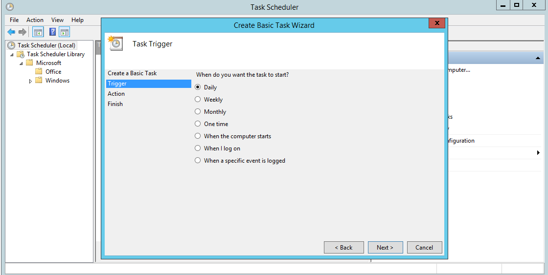 RajaSekar's Blog: Automating SharePoint site backup using Power Shell and windows Task Scheduler