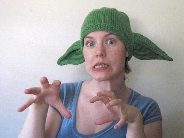 knit by nat: NKBN: Halloween Edition: Goblin Hat