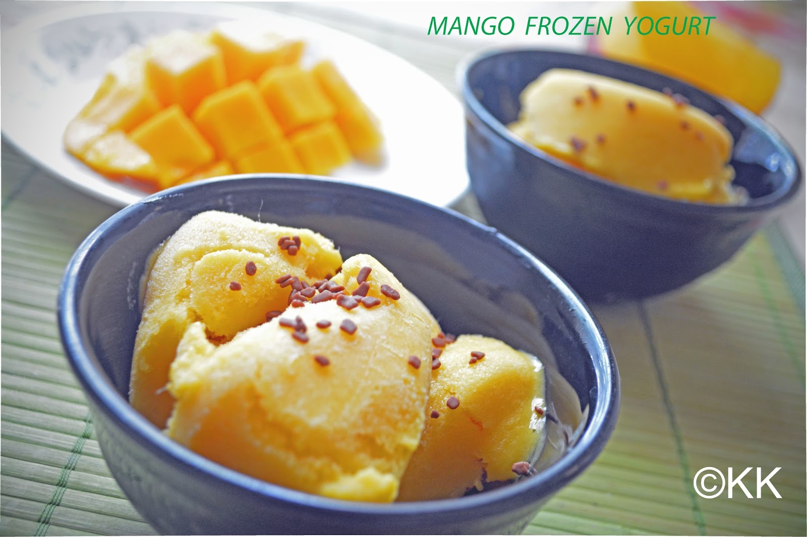 Mango frozen yogurt recipe - Kottayam Kitchen