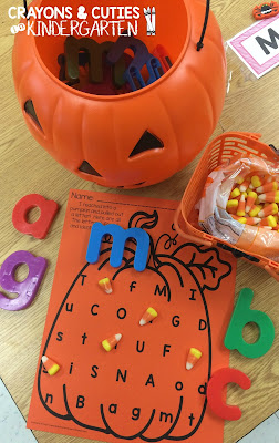 Crayons & Cuties In Kindergarten: Pumpkin 'Picking' For ABC's!