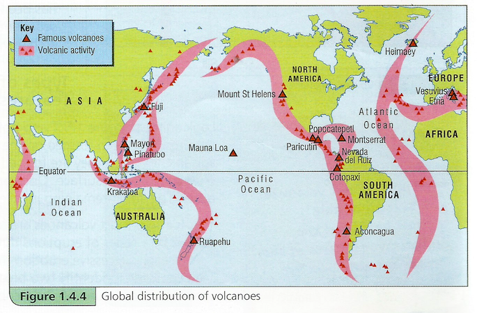 Volcanoes In Africa Map
