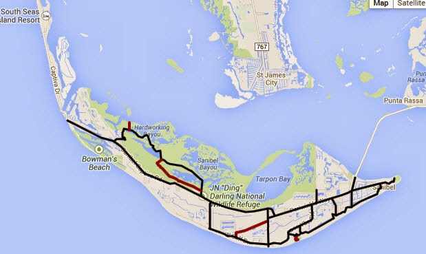 BikeWalkLee Blog: New shared use path to Bowman's Beach on Sanibel