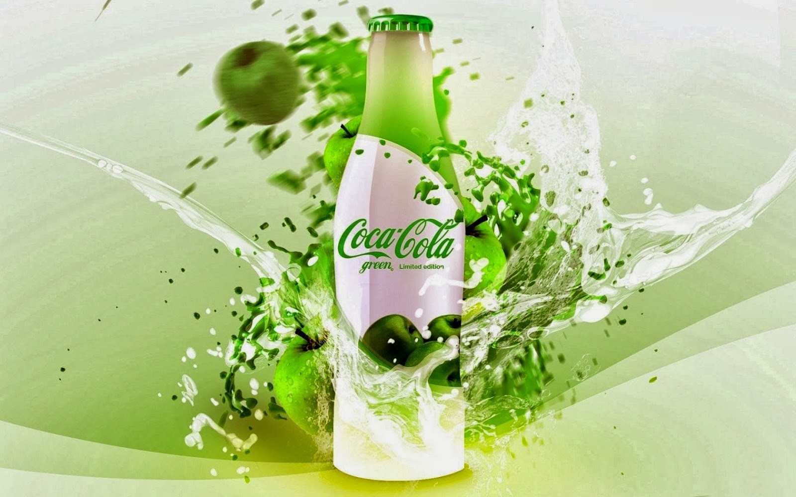 Coca Cola Verde - Fondos de Pantalla HD - Wallpapers HD