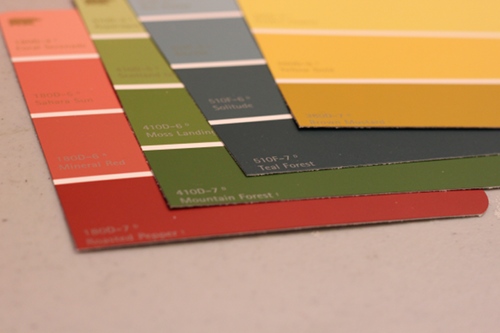 645 workshop by the crafty cpa: return on creativity: paint sample coasters