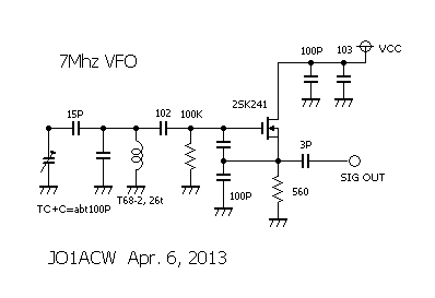 JO1ACW: 7Mhz Receiver (2)
