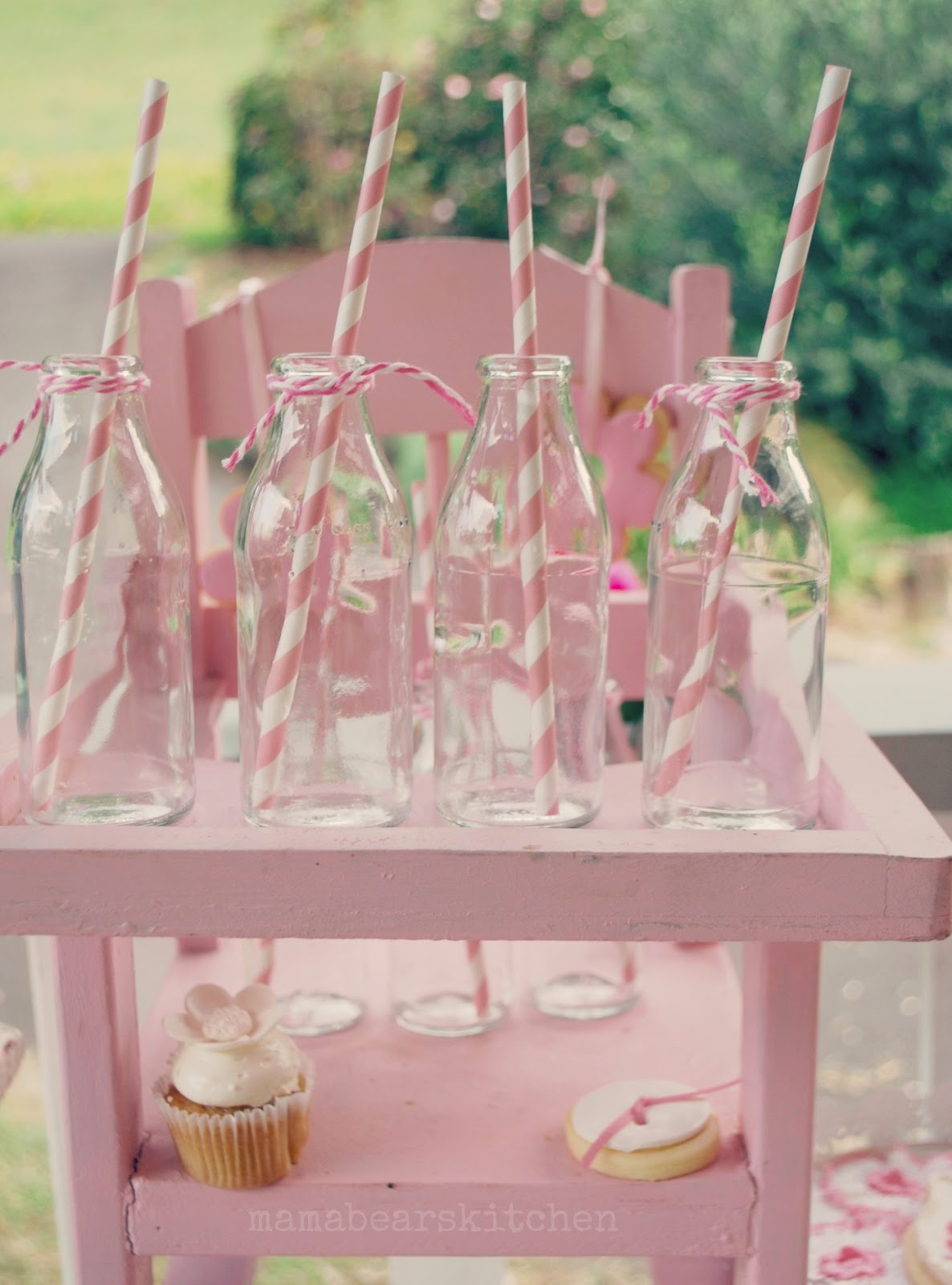 Pink milk & cookies | Mama Bear's Kitchen