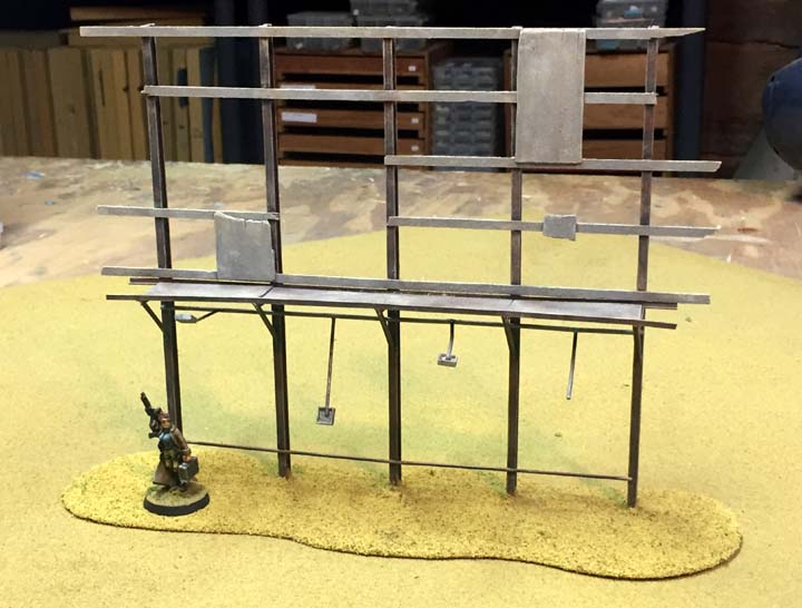 Irishserb's Miniatures Adventure: 28mm Post-Apoc Diner and Billboard Update