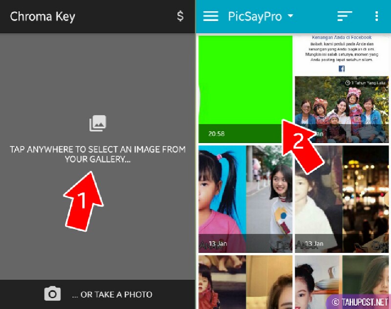 Cara Membuat Latar Gambar Green Screen Jadi Transparan di Android ...