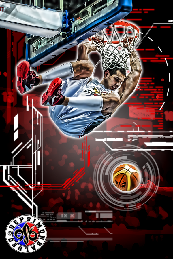 Mico Halili: PBA Fan Art featuring Chris Lutz, Allein Maliksi, Gabe ...