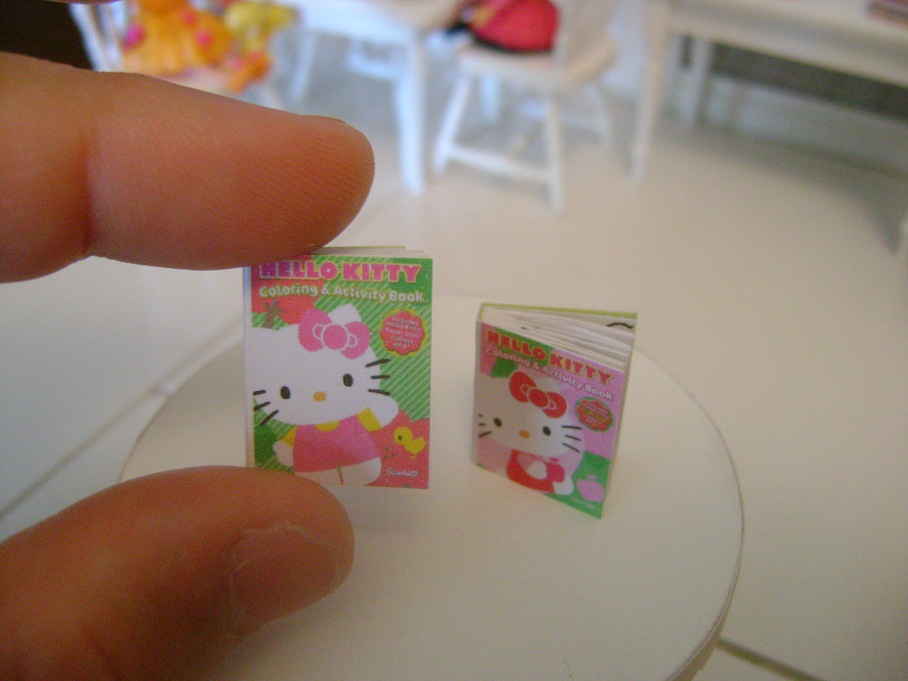 Baking In Miniature: Hello Kitty Miniature Coloring Books