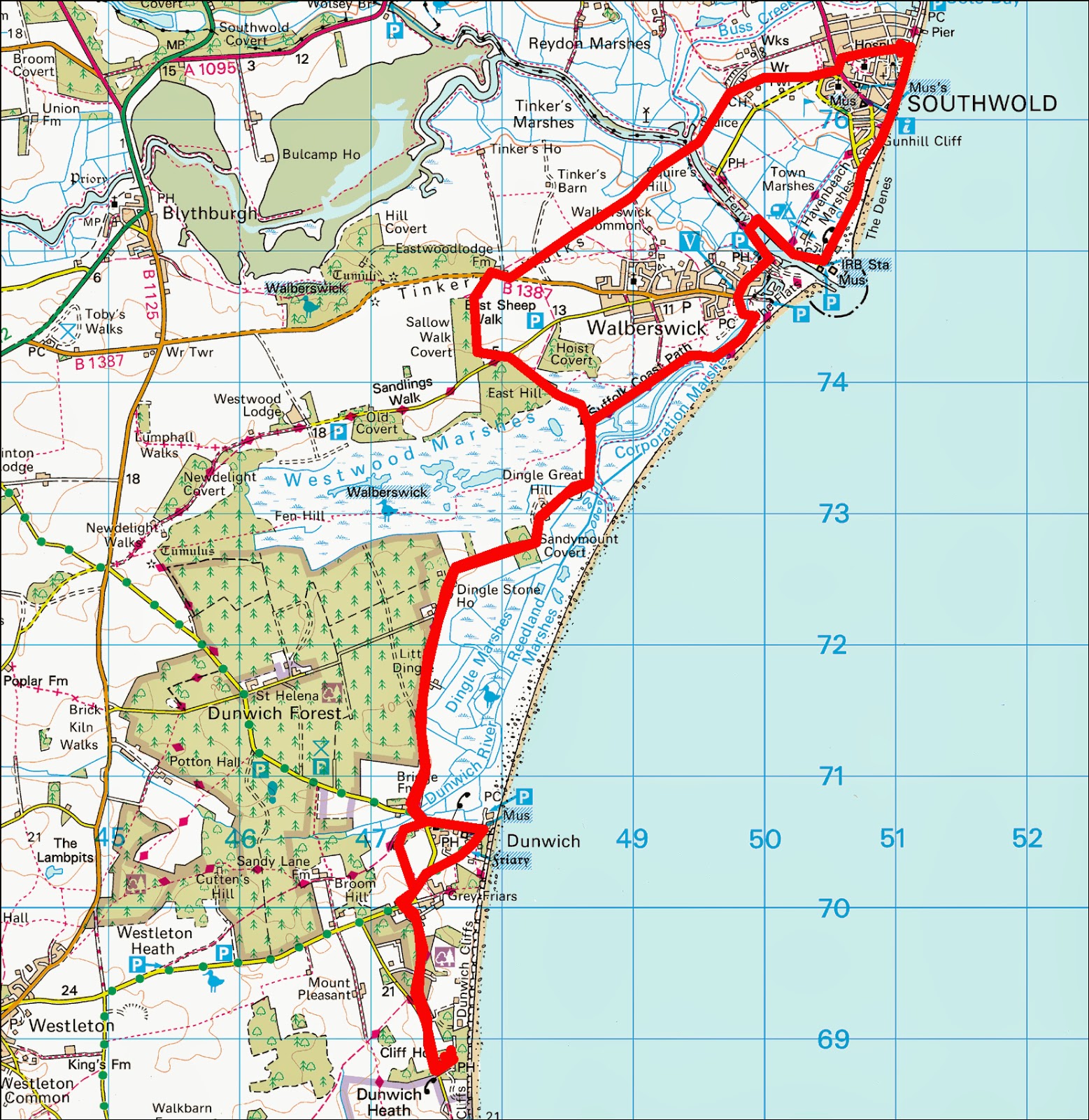 beer,bikes and backpacking: dunwich heath