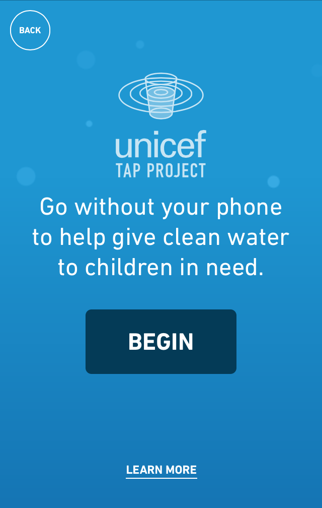 Marketing & Social Media Trends: UNICEF Tap Project