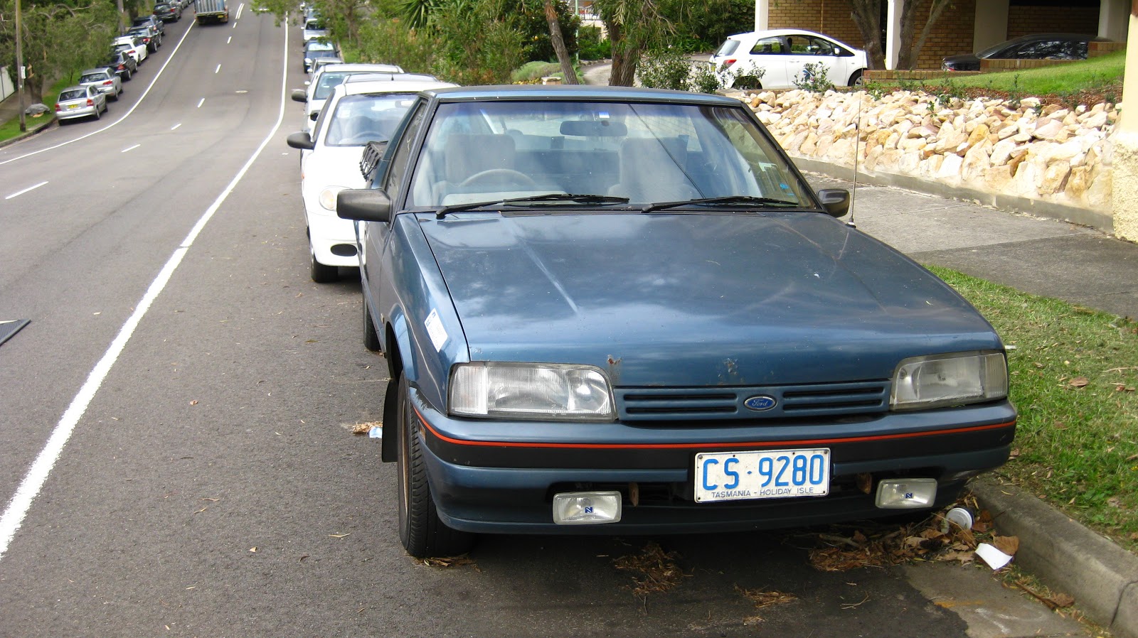 Aussie Old Parked Cars: 1985 Ford XF Falcon S Pack 5 Speed Ute