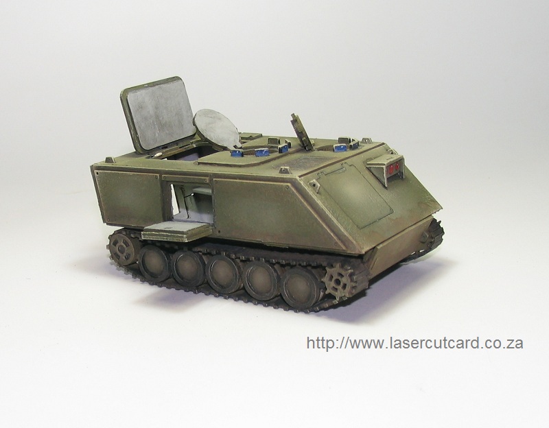 Leave no mini unpainted: Cardboard tank - M113 APC
