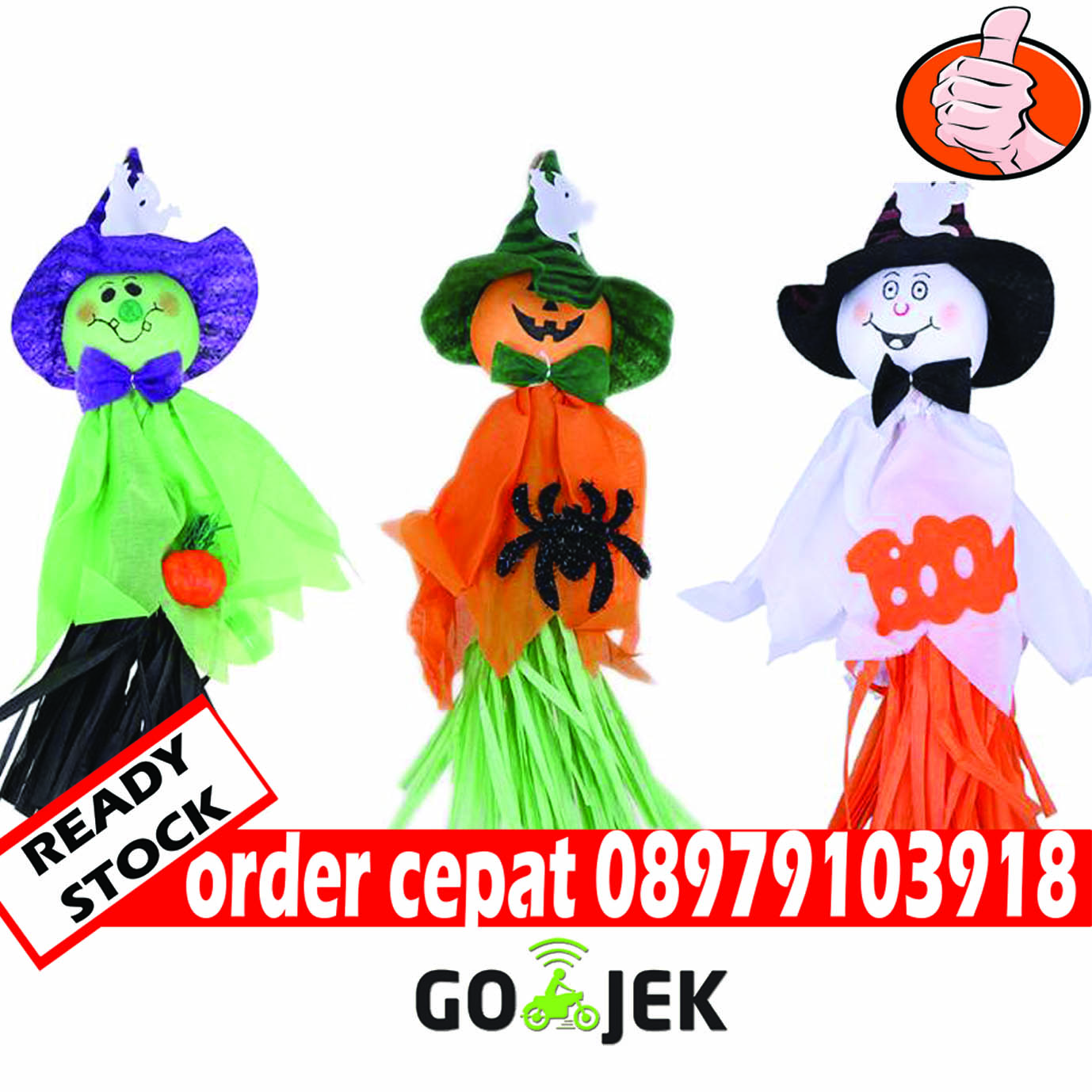 TOKO JUAL BONEKA HALLOWEEN GANTUNG MURAH JAKARTA