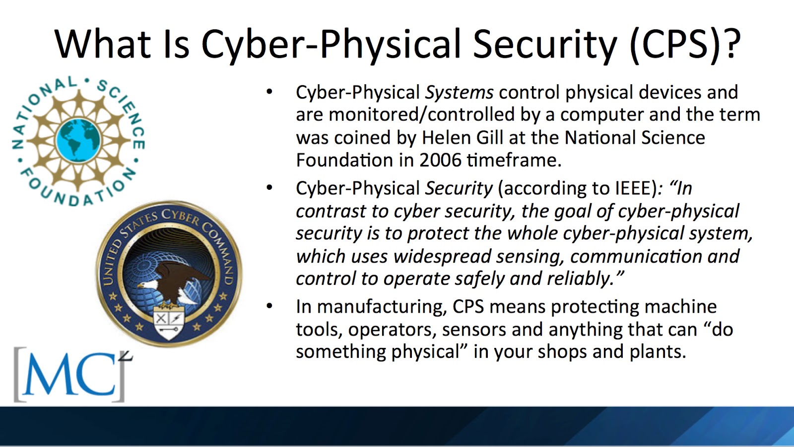 Photons and Electrons: Manufacturing Cyber-Physical Security ...