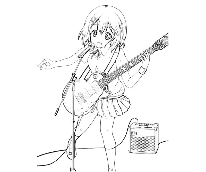 K-On After School Live Yui Hirasawa Happy | How Coloring