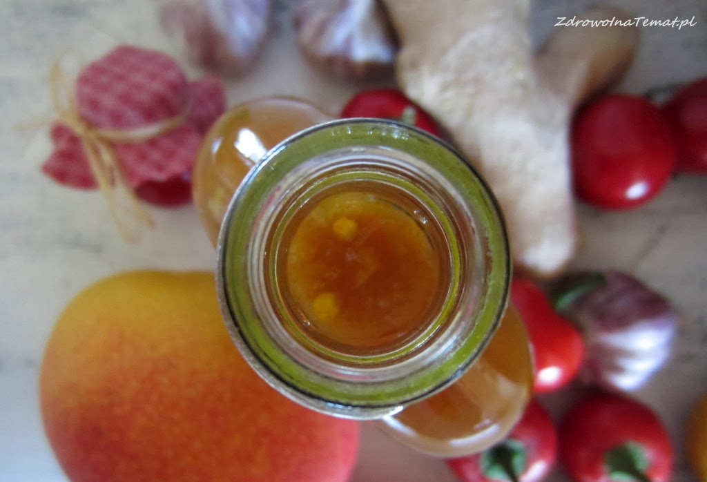 Zdrowo i na temat...: Domowy SŁODKI SOS CHILLI z MANGO - kuchnia orientalna