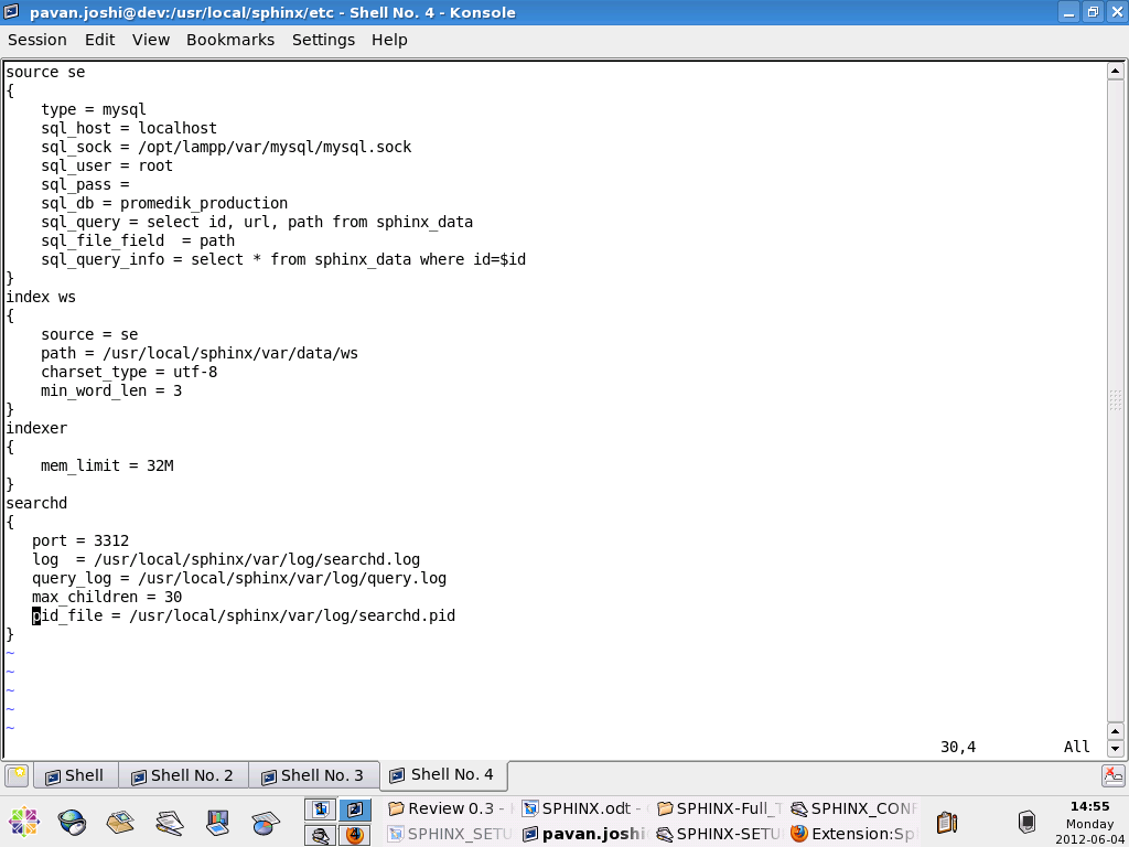 mNxt Blog: SPHINX SEARCH ENGINE USAGE