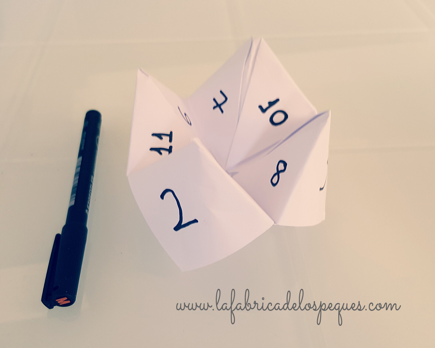 Comecocos infantil de papel - La fábrica de los peques