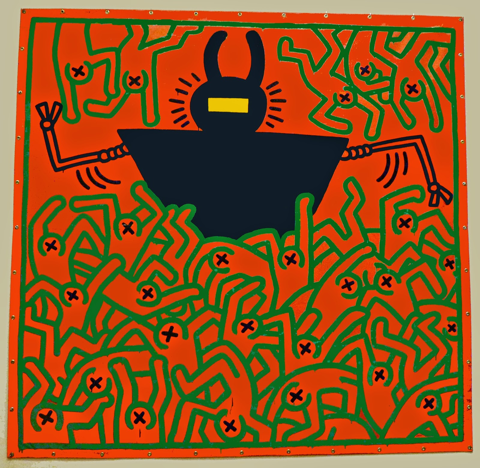 The Blue Elephant: Some Images from the Keith Haring Exhibit at the ...