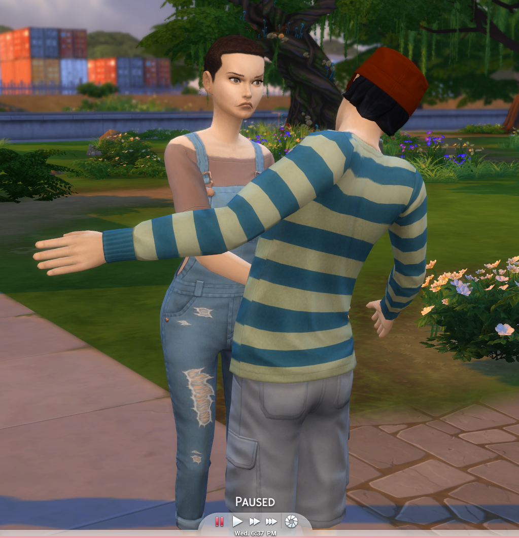 Sims 4 Stuff by Linnypig: Old Unreleased Slap Animation