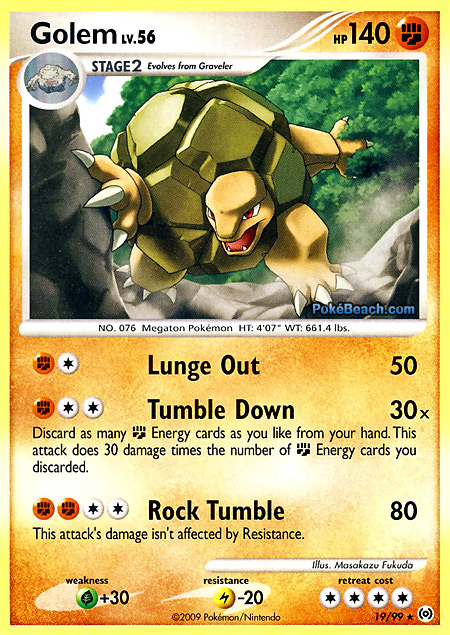 Golem -- Arceus Pokemon Card Review | PrimetimePokemon's Blog
