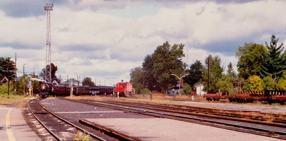 Trackside Treasure: CPR 1201 at Brockville, 1990