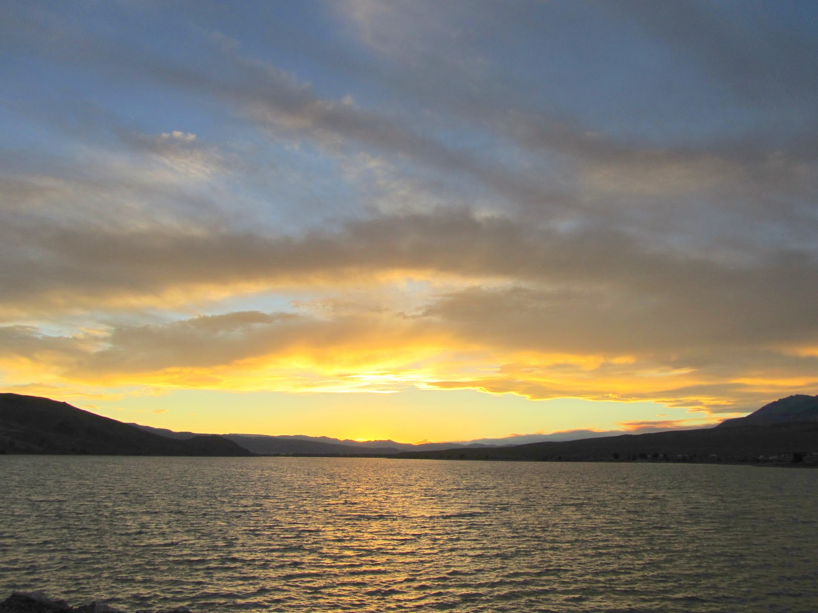 Keeping Focused: Mackay Reservoir Sunset