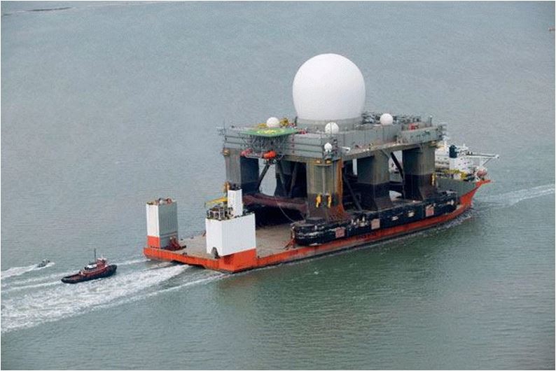 Haarp Mobile Sea-Based X-Band Radar -1 (SBX-1) Il più grande radar ...