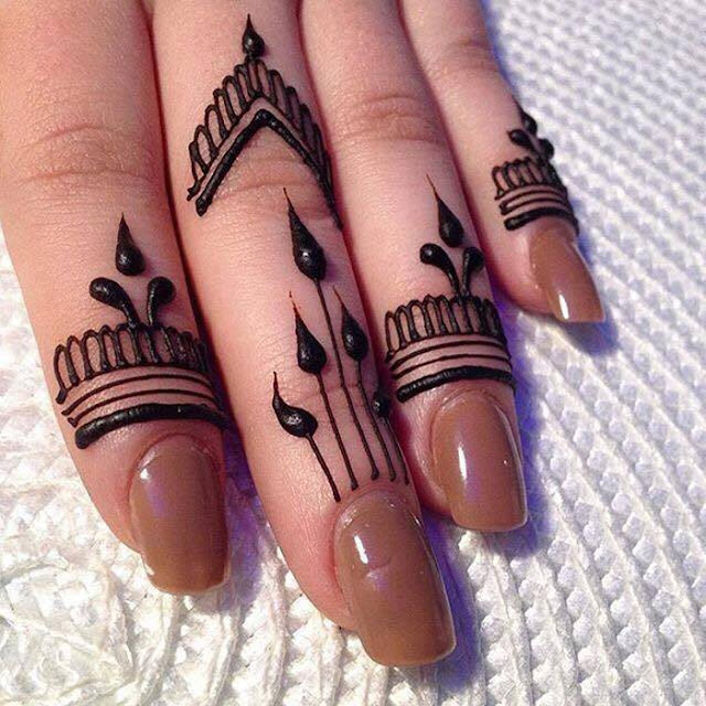 New Stylish Finger Design | Finger Mehndi Design Ideas For Eid