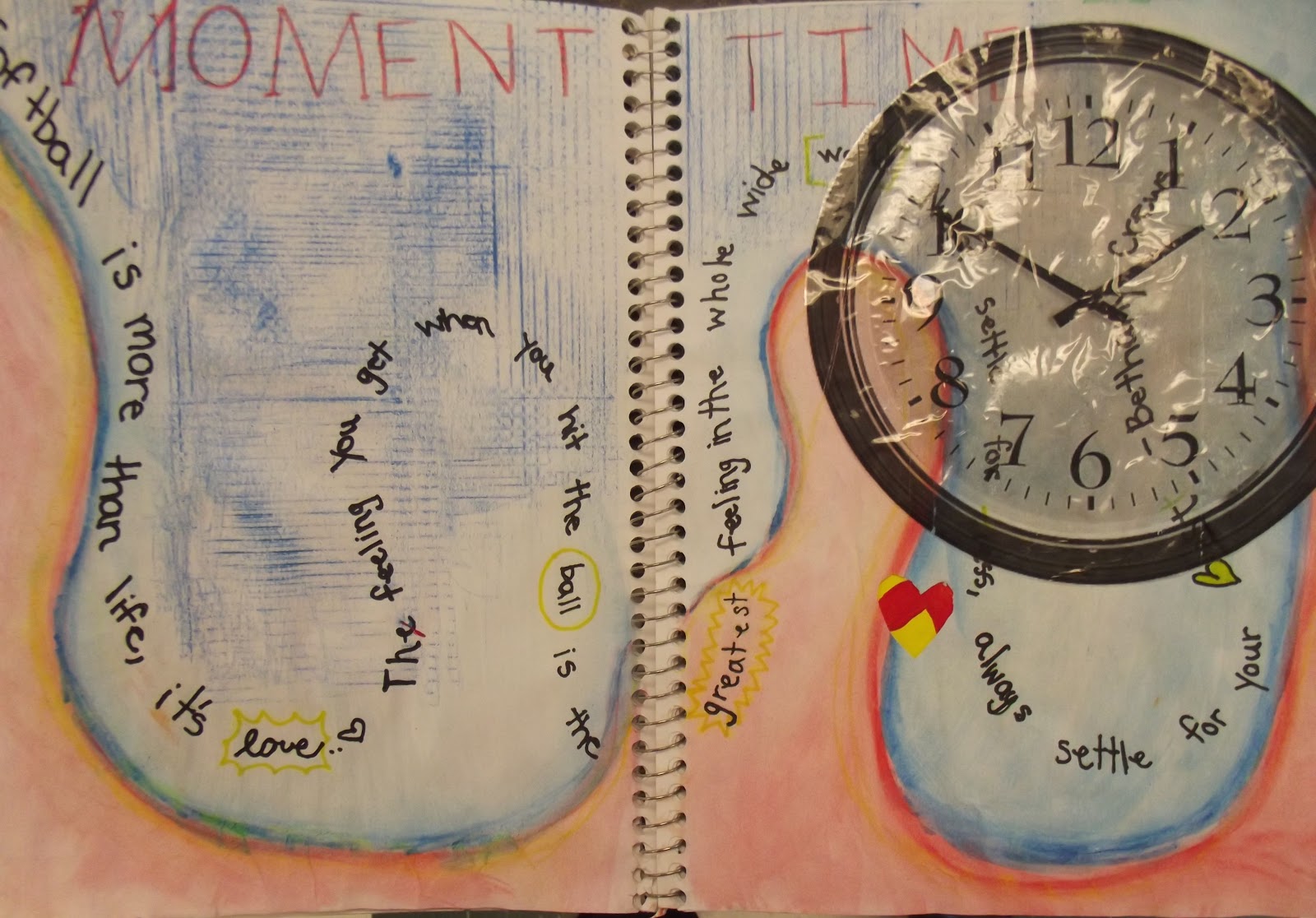 J. Frank Hillyard Middle School Art Room: STUDENT JOURNAL PAGES