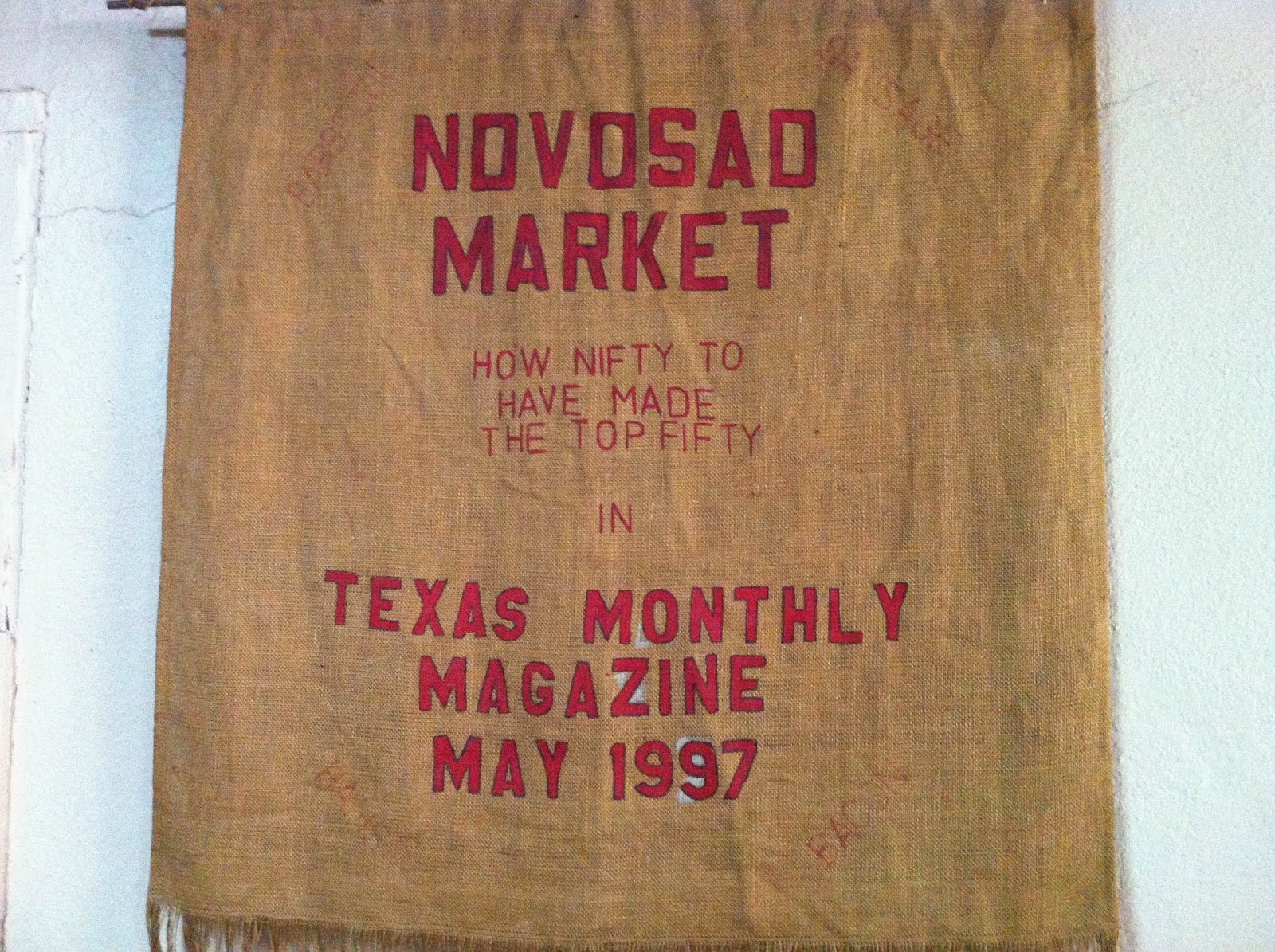 The Barbecue Fiend: Novosad's BBQ & Sausage Market (Hallettsville, TX)