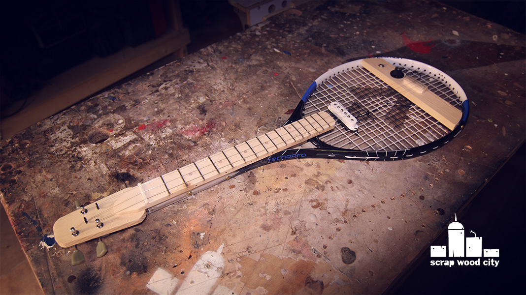 scrap wood city: How to make a 3 string electric guitar from a cheap ...