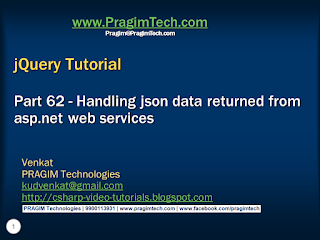 Sql server, .net and c# video tutorial: Handling json data returned ...