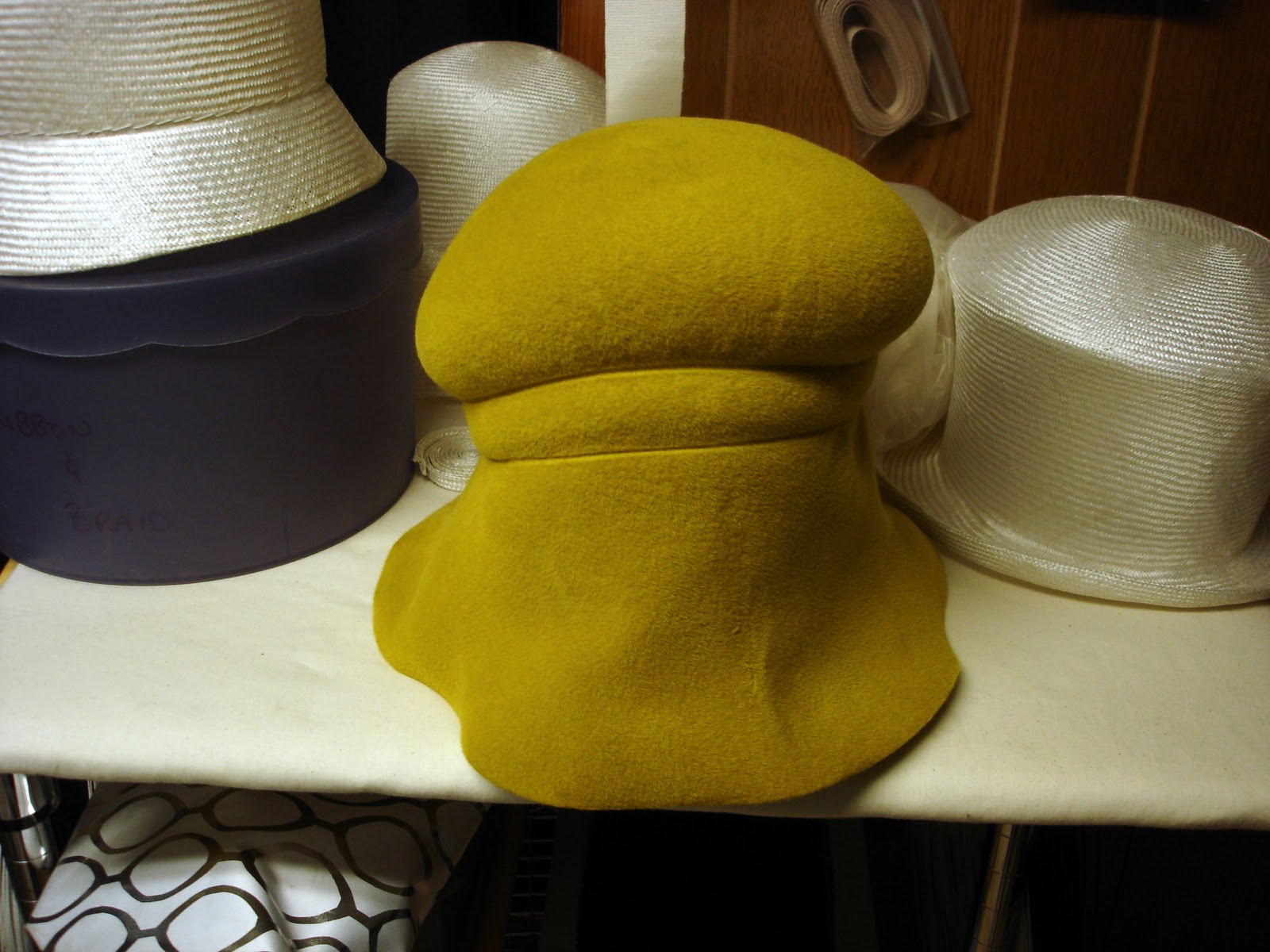 THE MILLINERY SHOP: Handmade Hats by MARCIA LACHER: Blocking a Hat